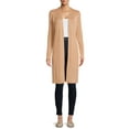 Time and Tru Women's Ribbed Duster Cardigan Long Rayon Polyester ...