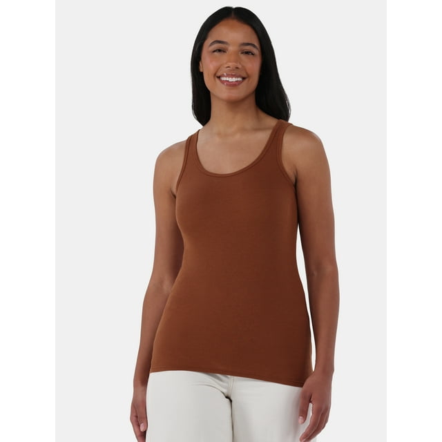 Time and Tru Women's Ribbed Tank Top, Sizes XS-XXXL - Walmart.com