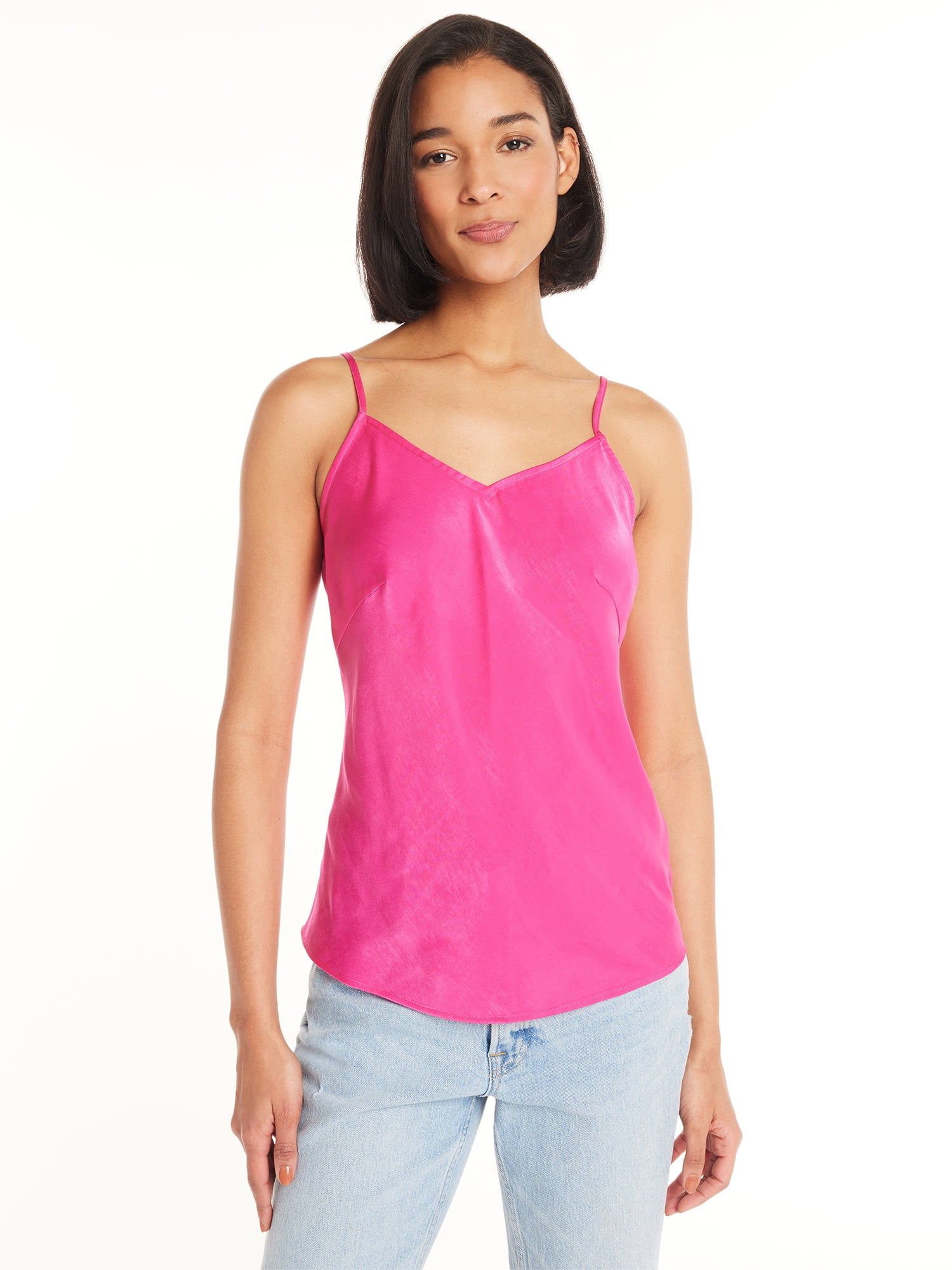 Time and Tru Women's Woven Adjustable Strap Cami, XS-XXXL - Walmart.com