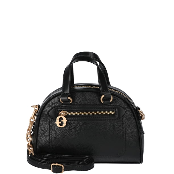 Time and Tru Women's Scottie Mini Satchel Crossbody Handbag, Black ...