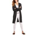 Time and Tru Women's Shaker Duster Cardigan - Walmart.com