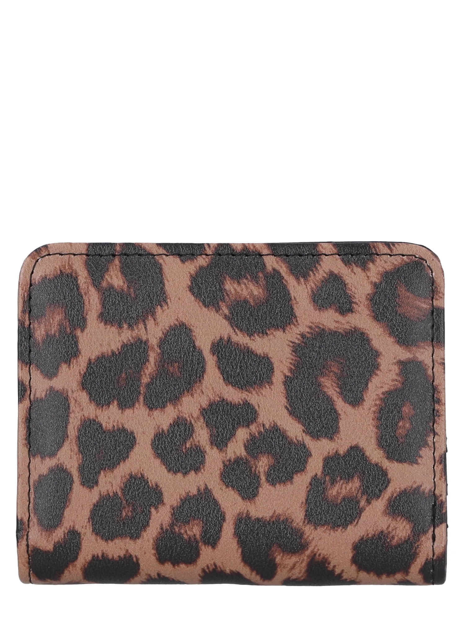 Time and Tru Women's Sharon Two Fold Wallet, Leopard Print - Walmart.com