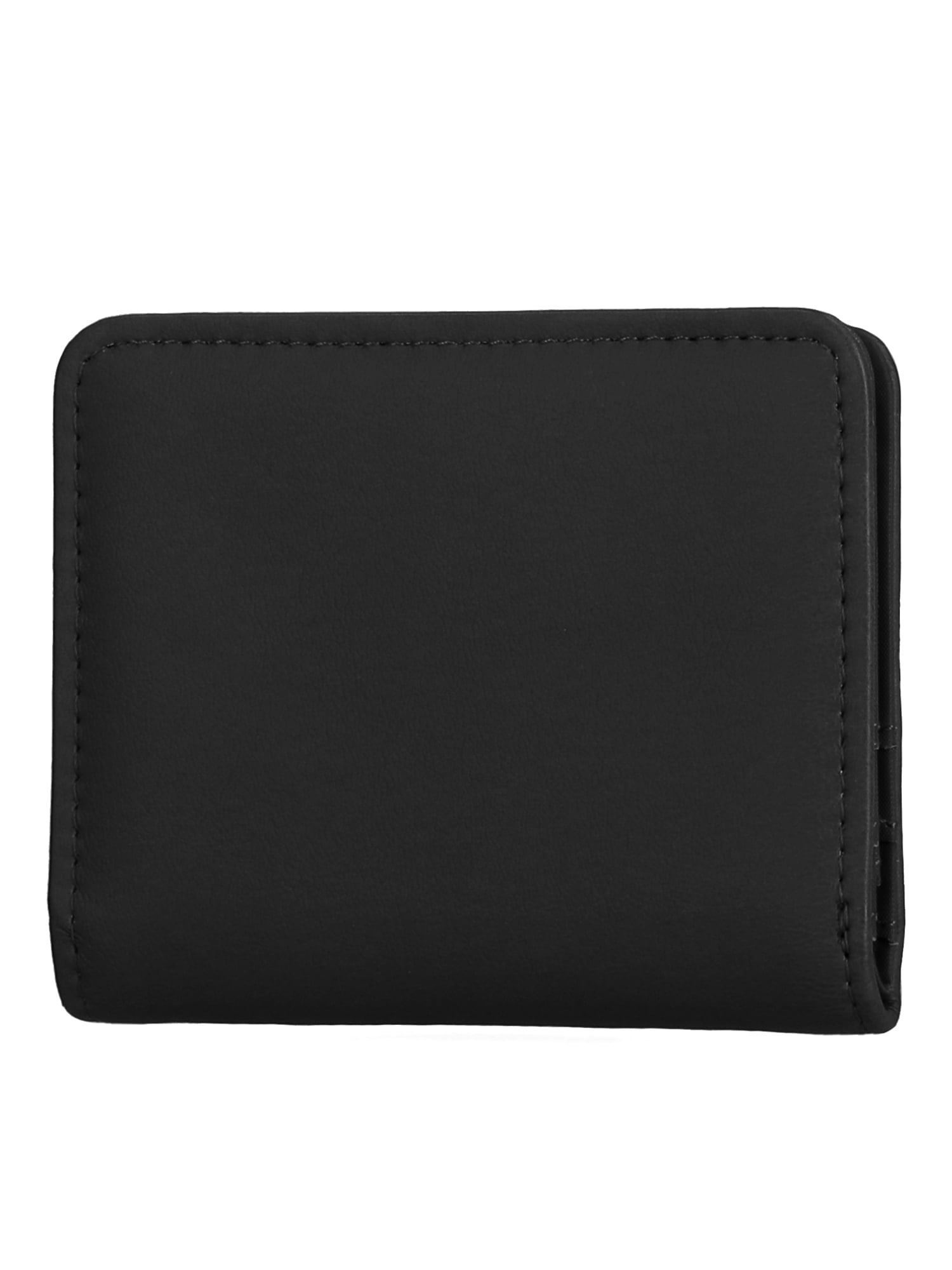 Time and Tru Women's Sharon Two Fold Wallet, Solid Black - Walmart.com