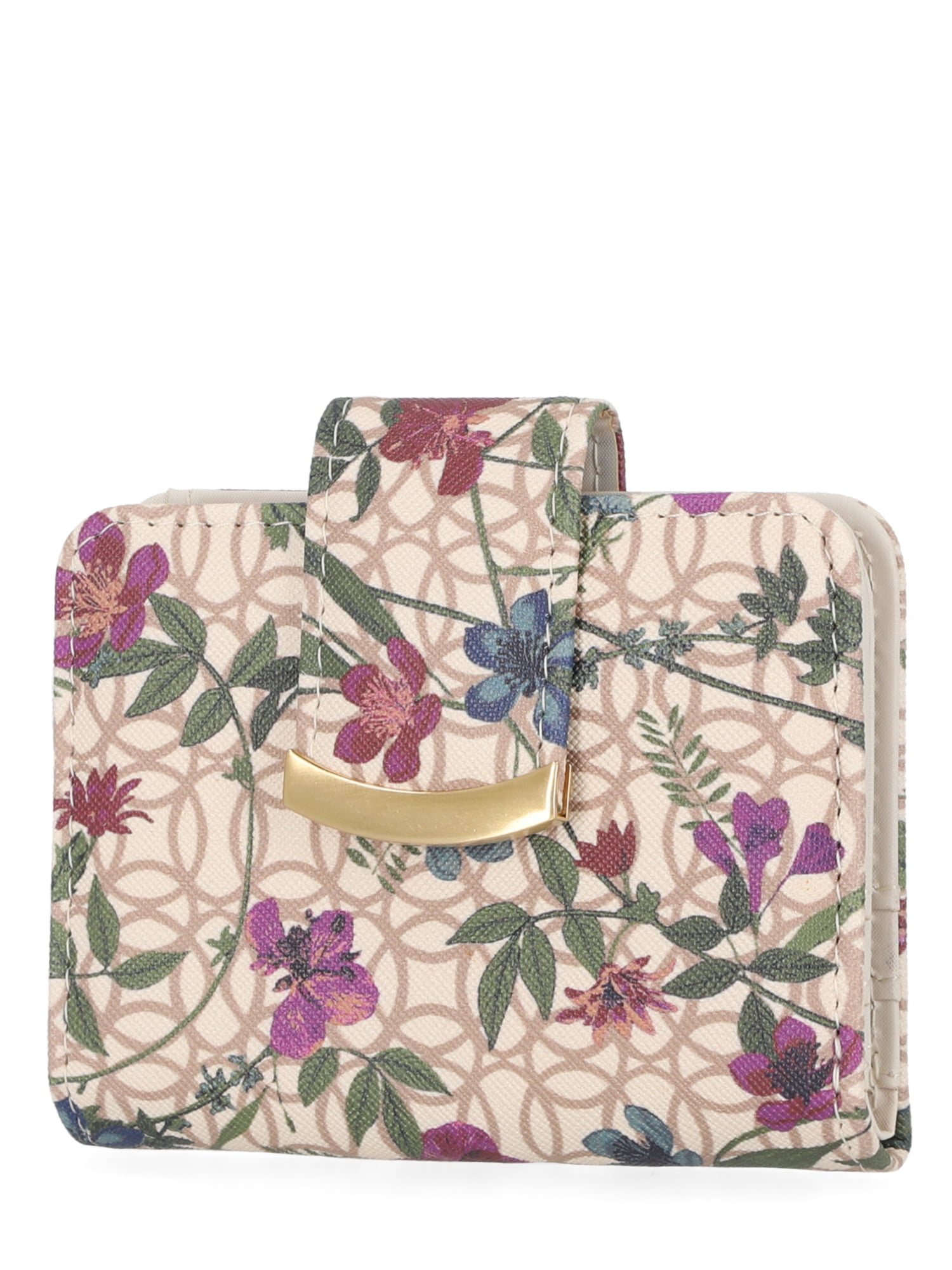 Time and Tru Sharon Wallet - Vinyl Floral Print - Walmart.com