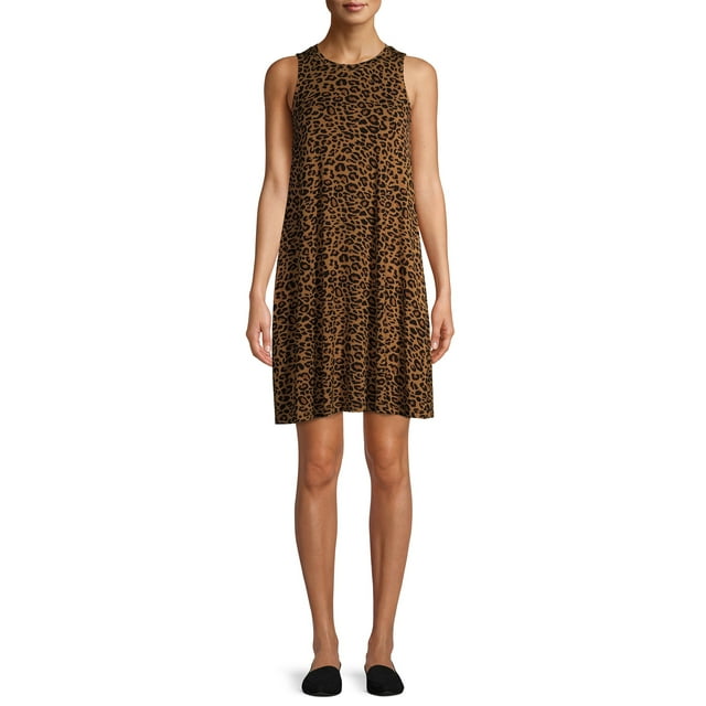 Time and Tru Women's Sleeveless Knit Dress - Walmart.com Time and Tru Women's Sleeveless Knit Dress - Walmart.com