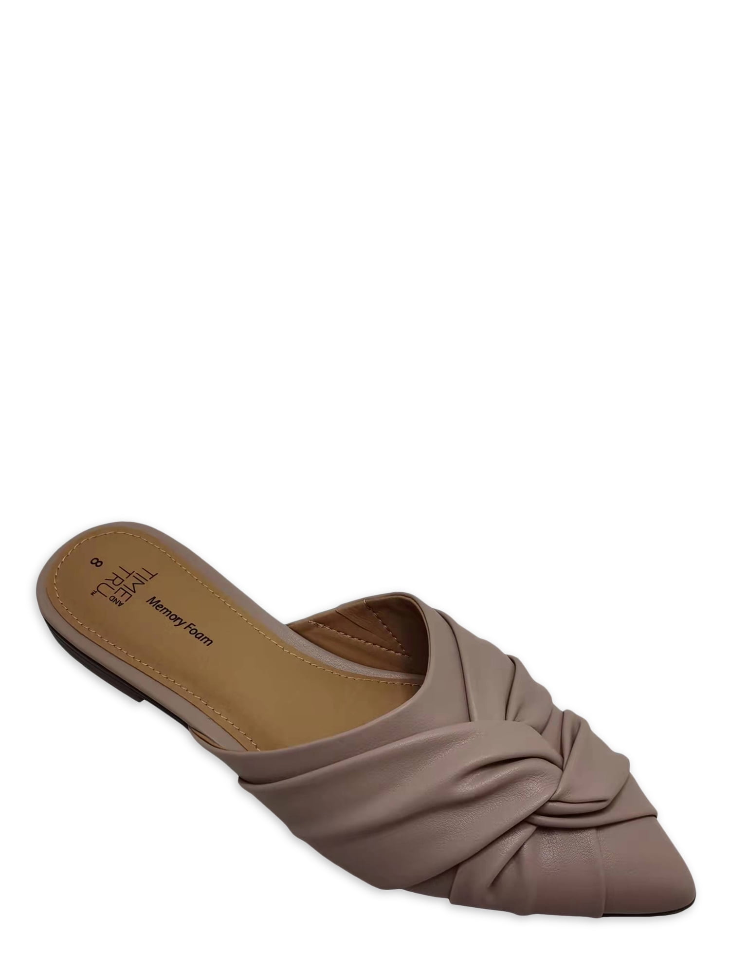 Time and Tru Women's Slip on Dress Twist Mule - Walmart.com