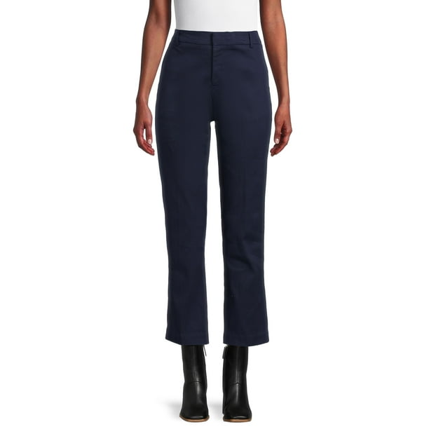 Time and Tru Women's Straight Pants, 28" Inseam, Sizes 2-20 - Walmart.com