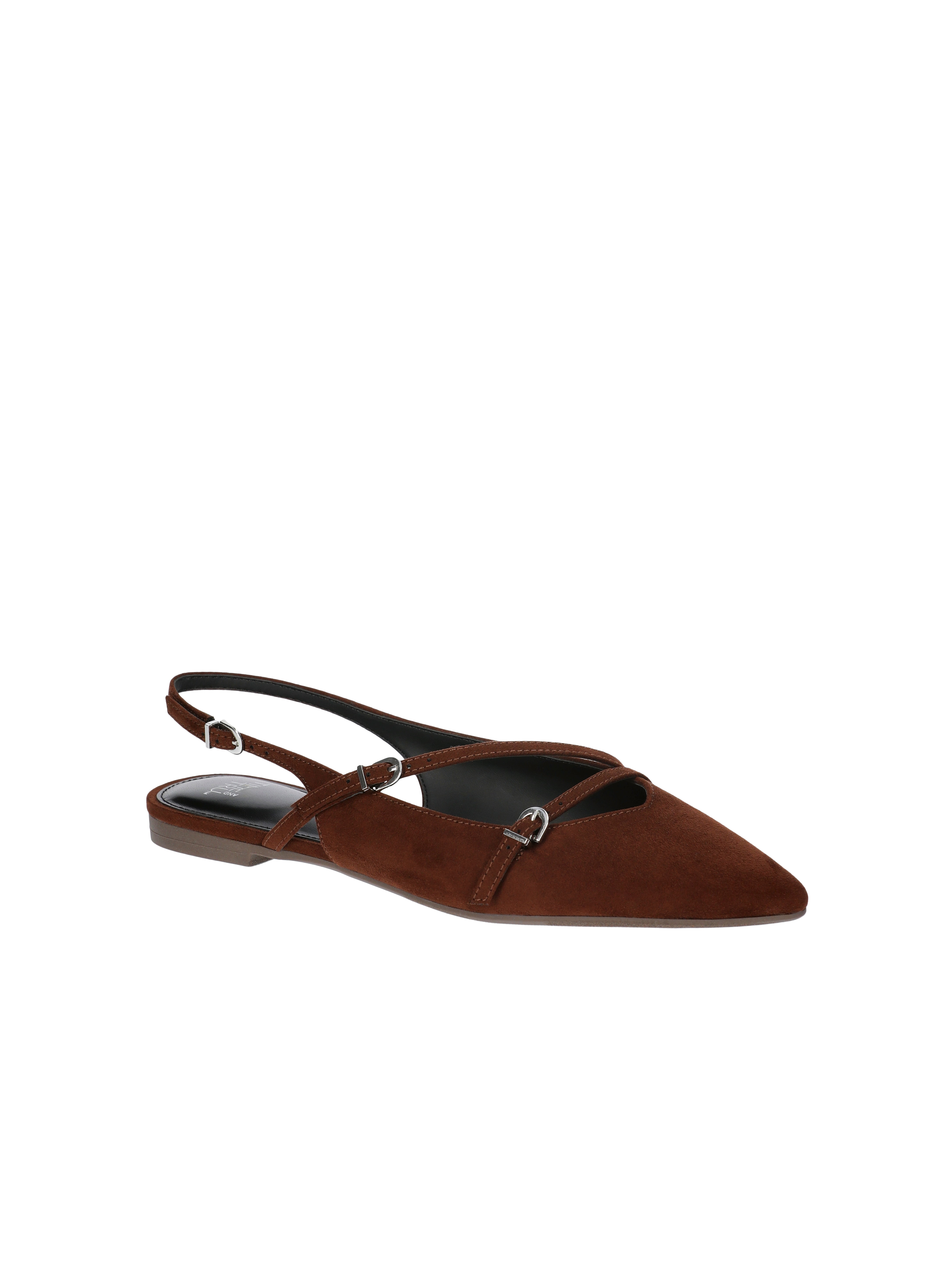 Time and Tru Women's Strappy Sling Back Flats - Walmart.com