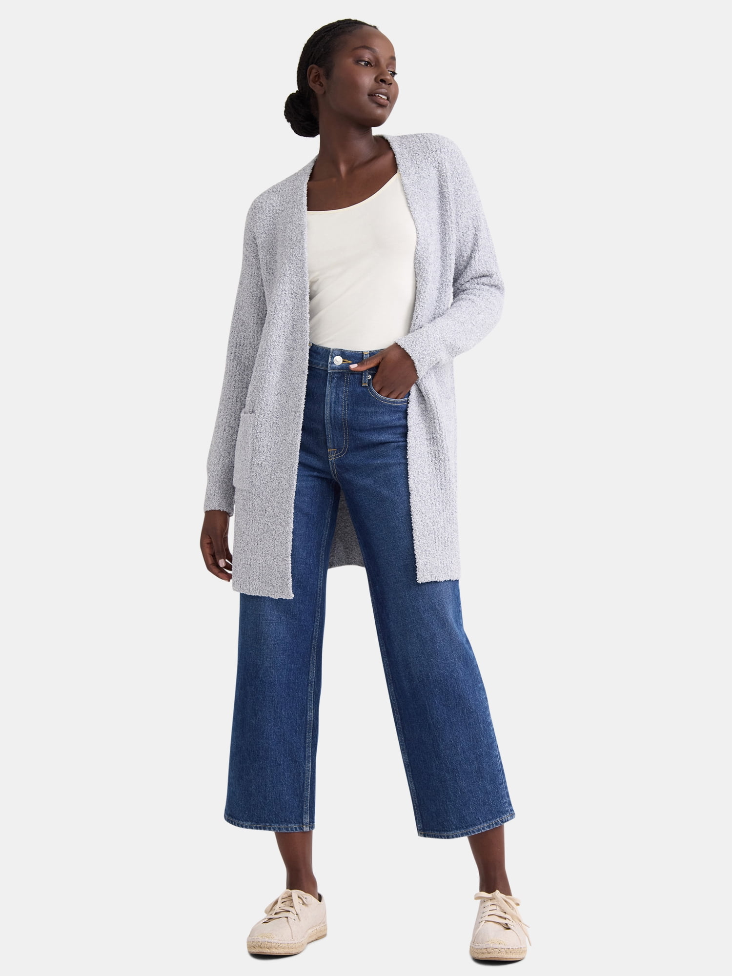 Time and Tru Women's Super Soft Cardigan, Size XS-XXXL - Walmart.com