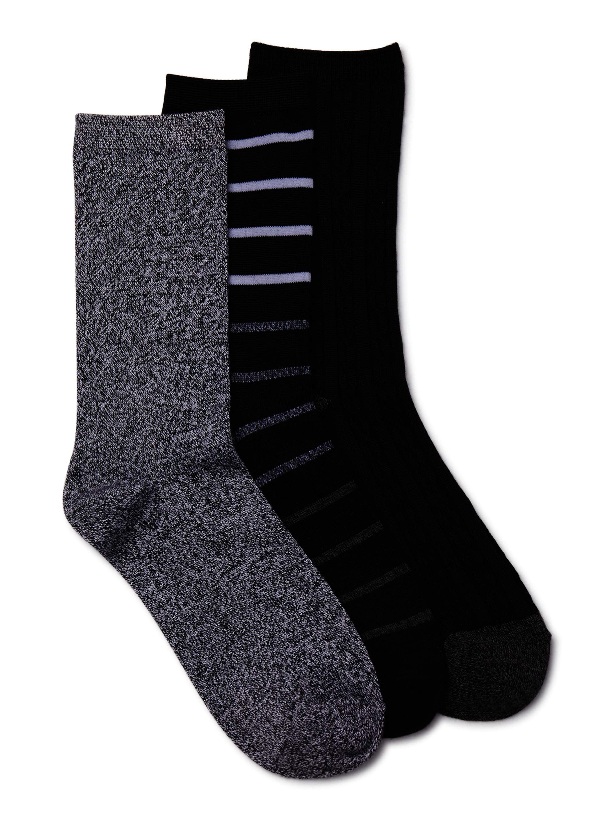 Time and Tru Women's Super Soft Crew Socks, 3 Pack - Walmart.com