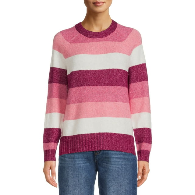 Time and Tru Women's Super Soft Pullover Sweater - Walmart.com