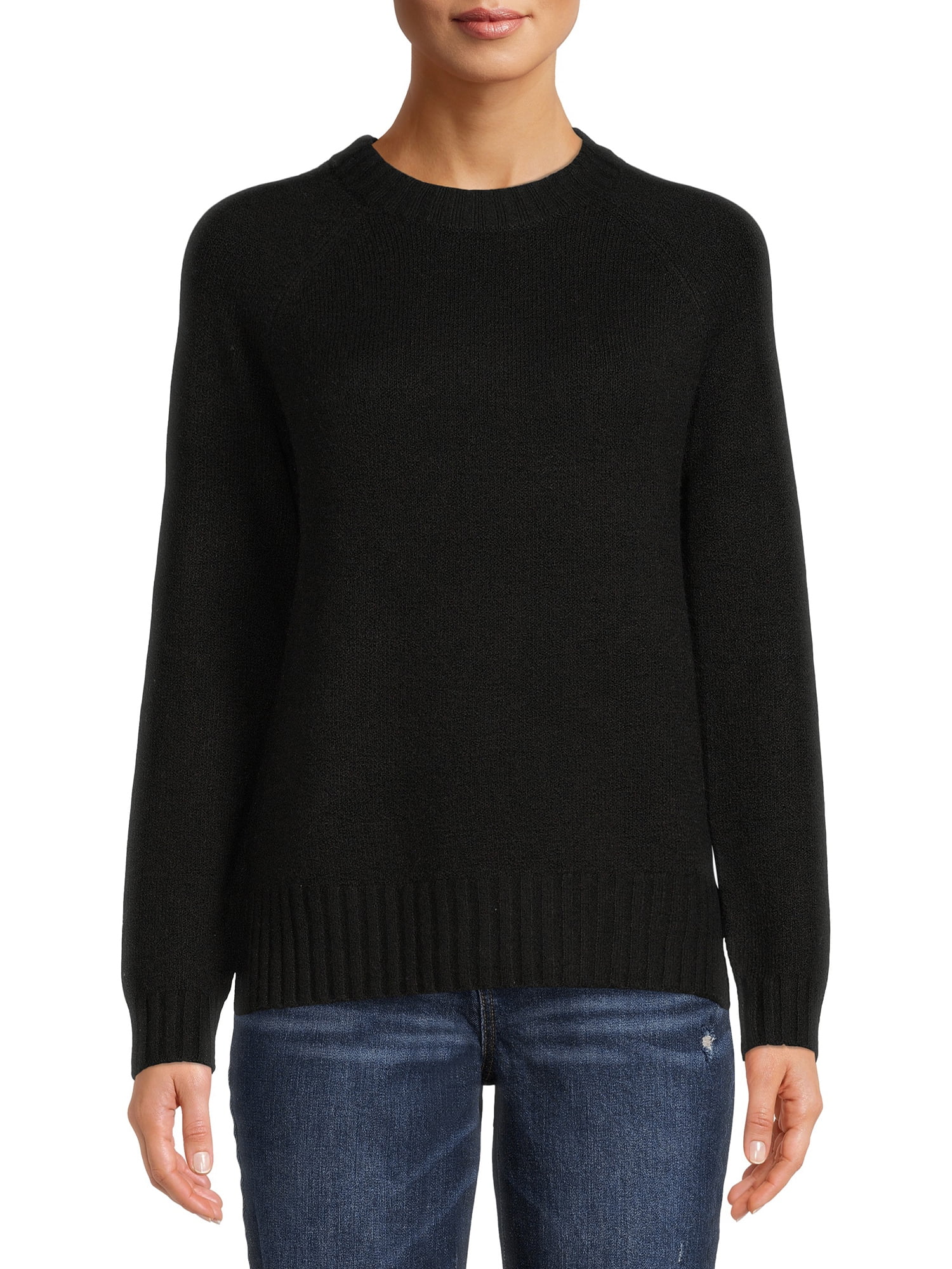 Time and Tru Women's Super Soft Pullover Sweater - Walmart.com