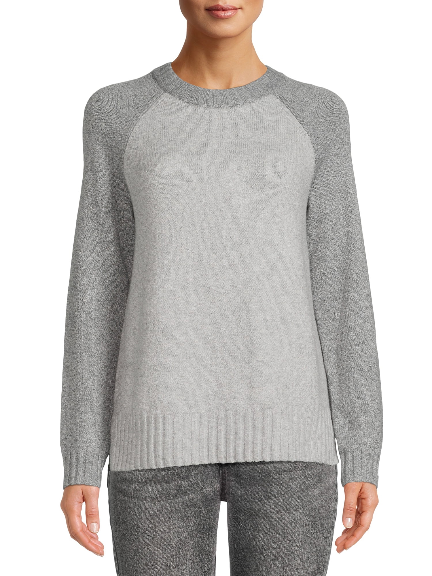Time and Tru Women's Super Soft Pullover Sweater - Walmart.com