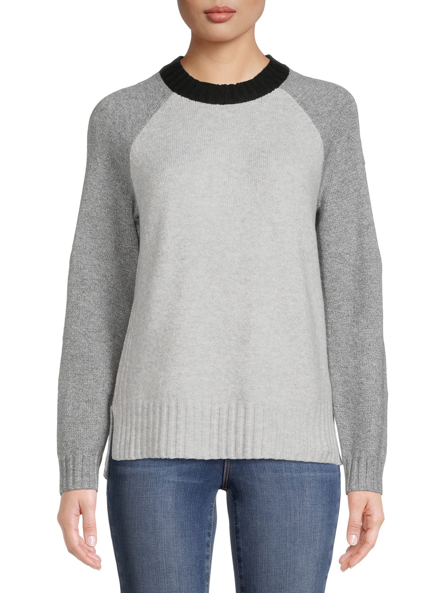 Time and Tru Women's Super-Soft Pullover Sweater - Walmart.com