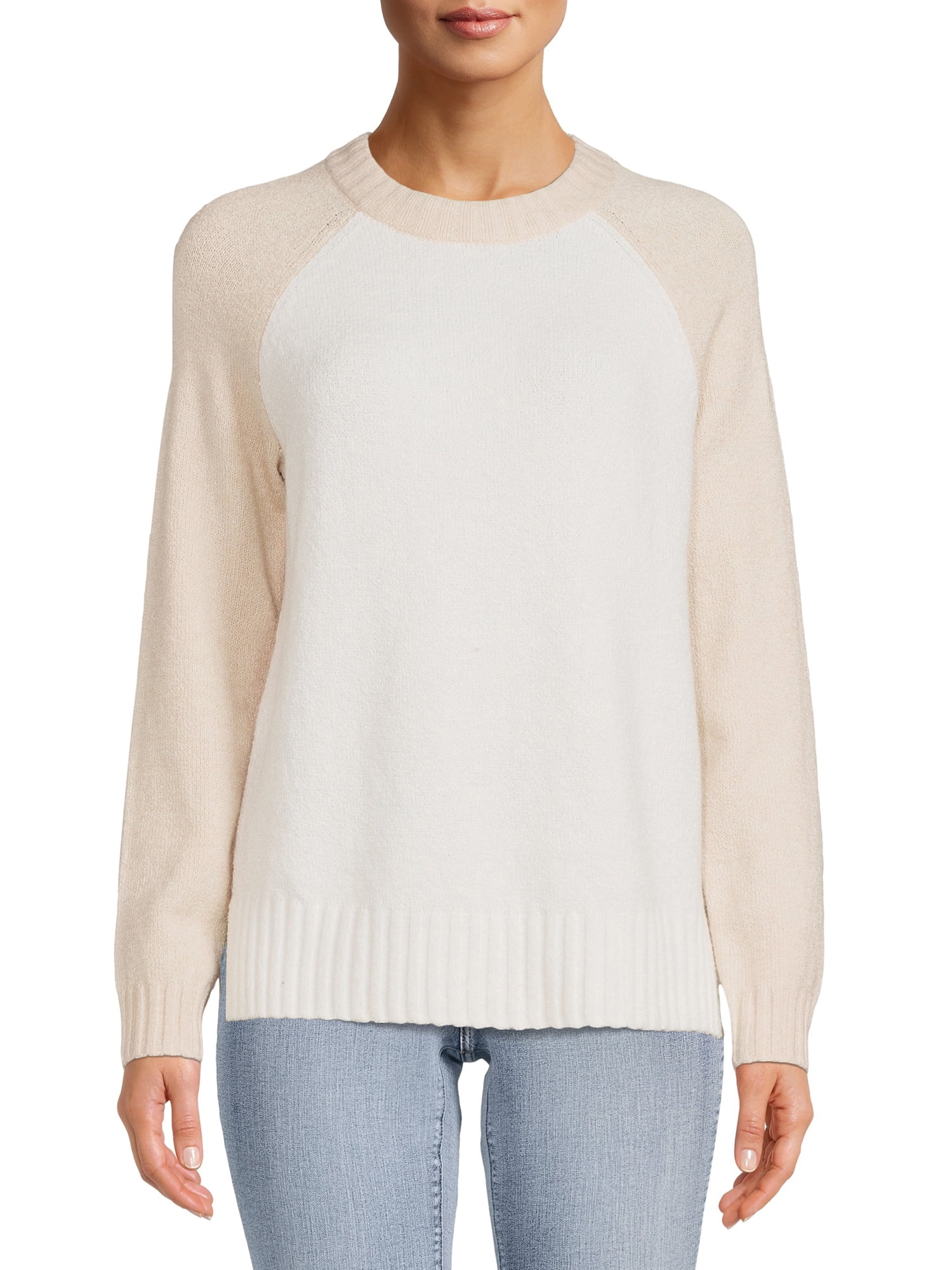 Time and Tru Women's Super Soft Pullover Sweater - Walmart.com