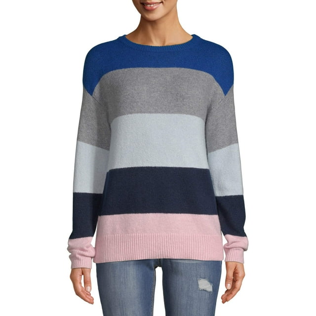 Time and Tru Women's Supersoft Pullover Sweater - Walmart.com
