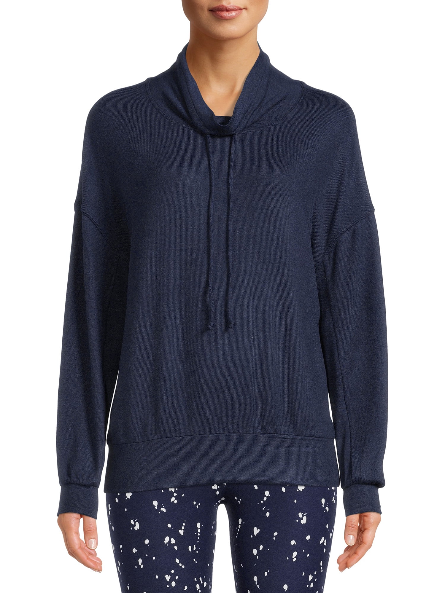 Time and Tru Women's Sweatshirt with Long Sleeves - Walmart.com