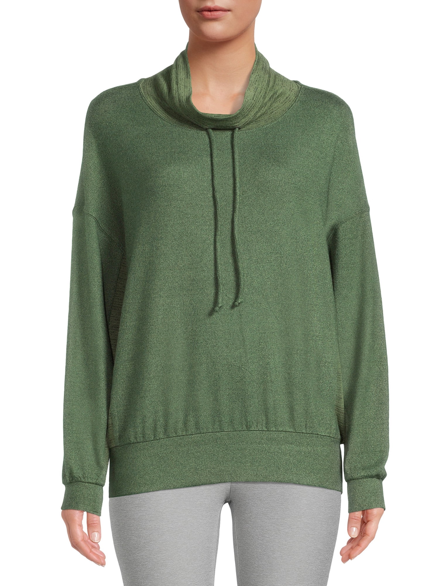 Time and Tru Women's Sweatshirt with Long Sleeves - Walmart.com