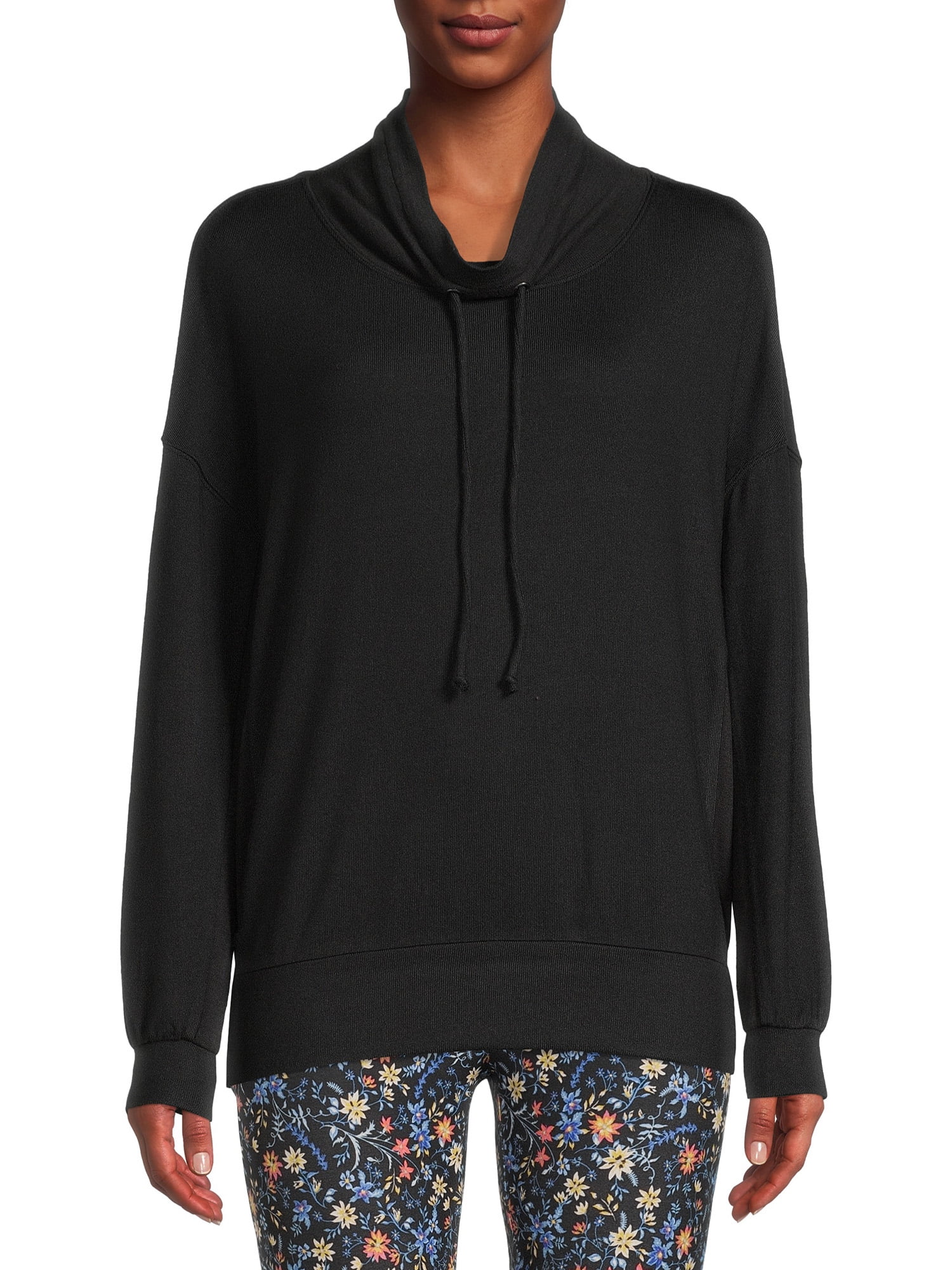 Time and Tru Women's Sweatshirt with Long Sleeves - Walmart.com