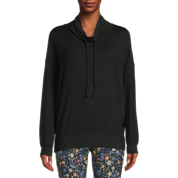 Time and Tru Women's Sweatshirt with Long Sleeves - Walmart.com