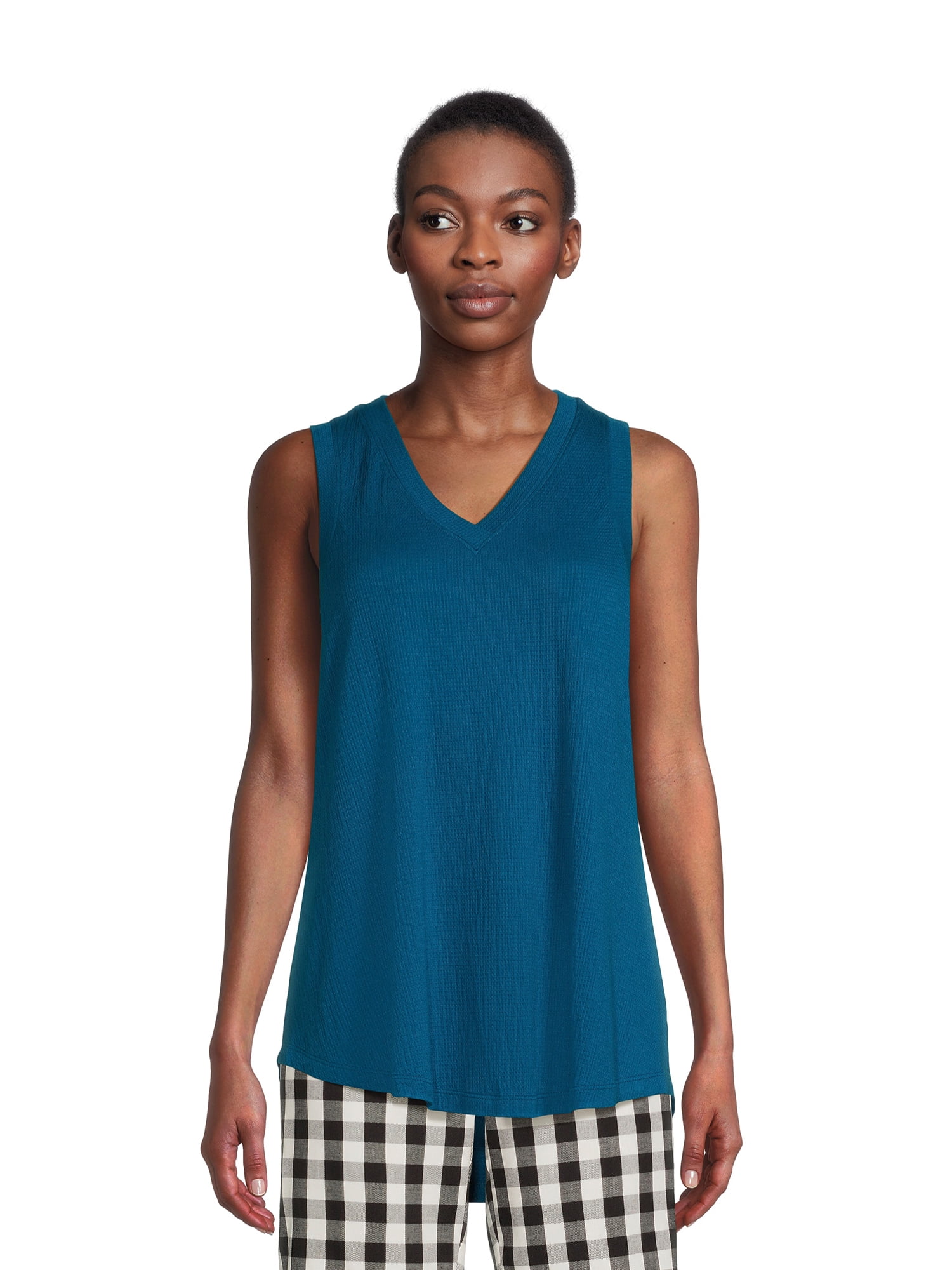 Time and Tru Women's Textured Tunic Top, Sizes XS-3XL - Walmart.com