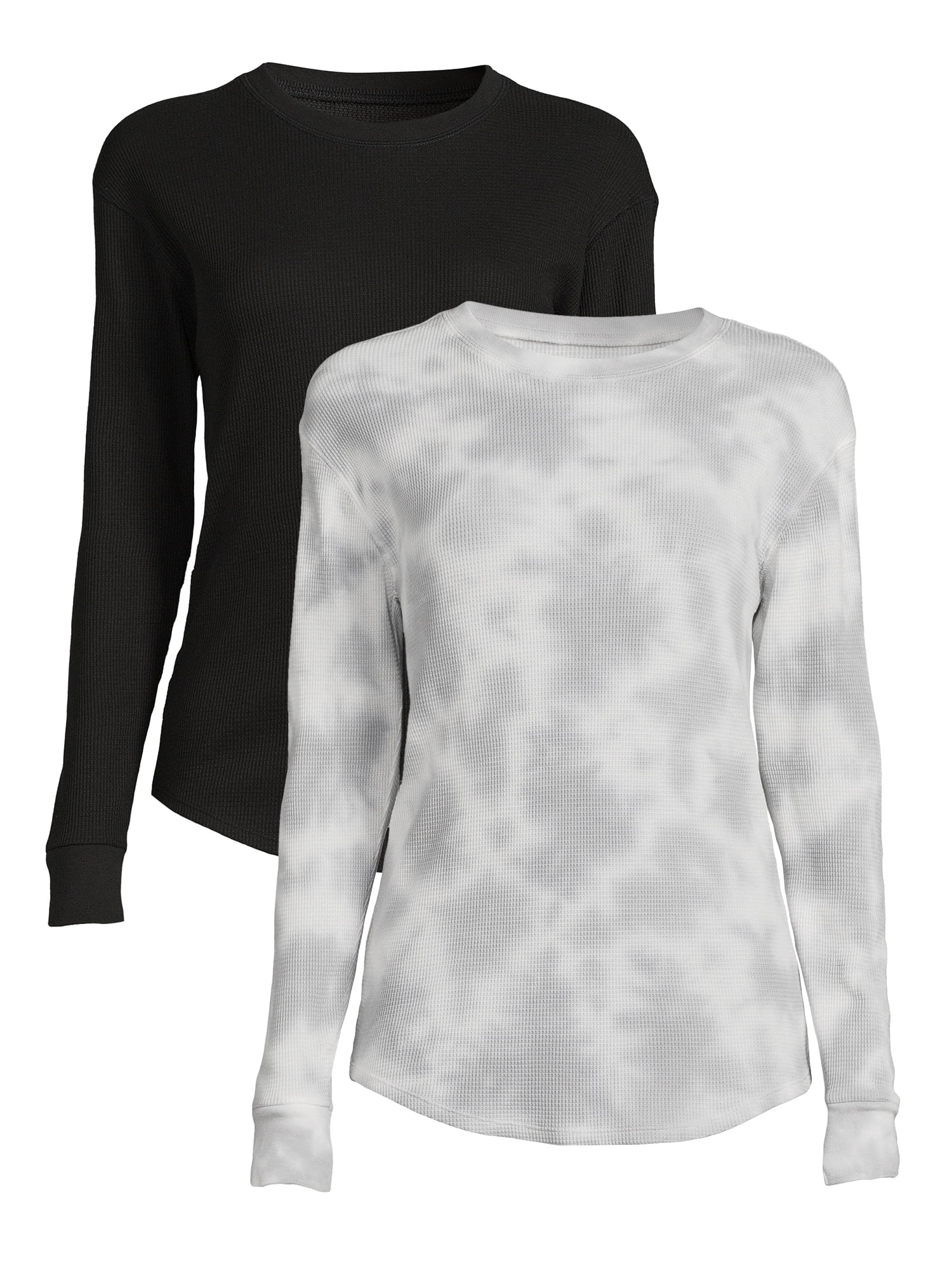 Time and Tru Women's Thermal Tops, 2-Pack - Walmart.com