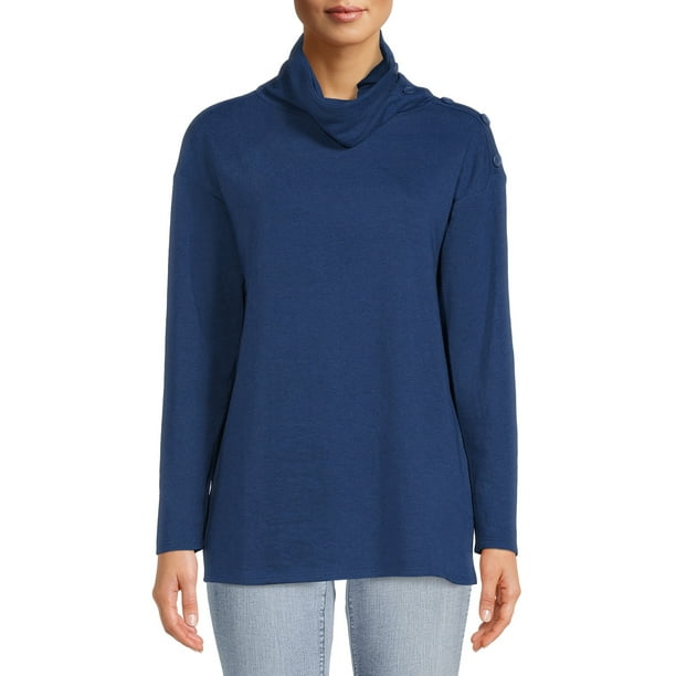 Time and Tru Women's Tunic Sweatshirt - Walmart Business Supplies