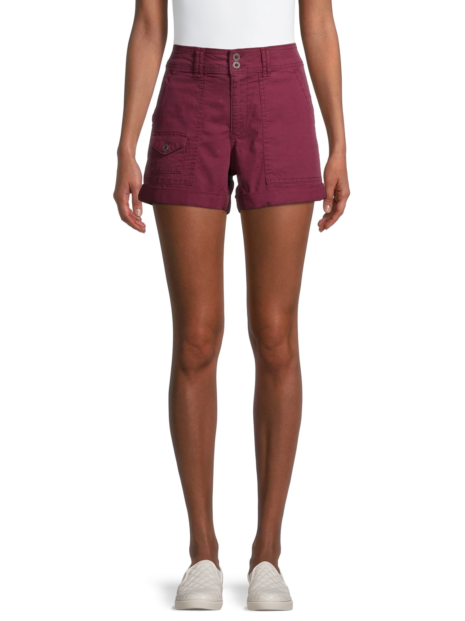Time and Tru Women's Utility Shorts - Walmart.com