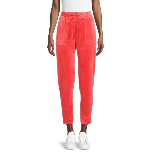 Time and Tru Women's Velour Lounge Pants - Walmart.com