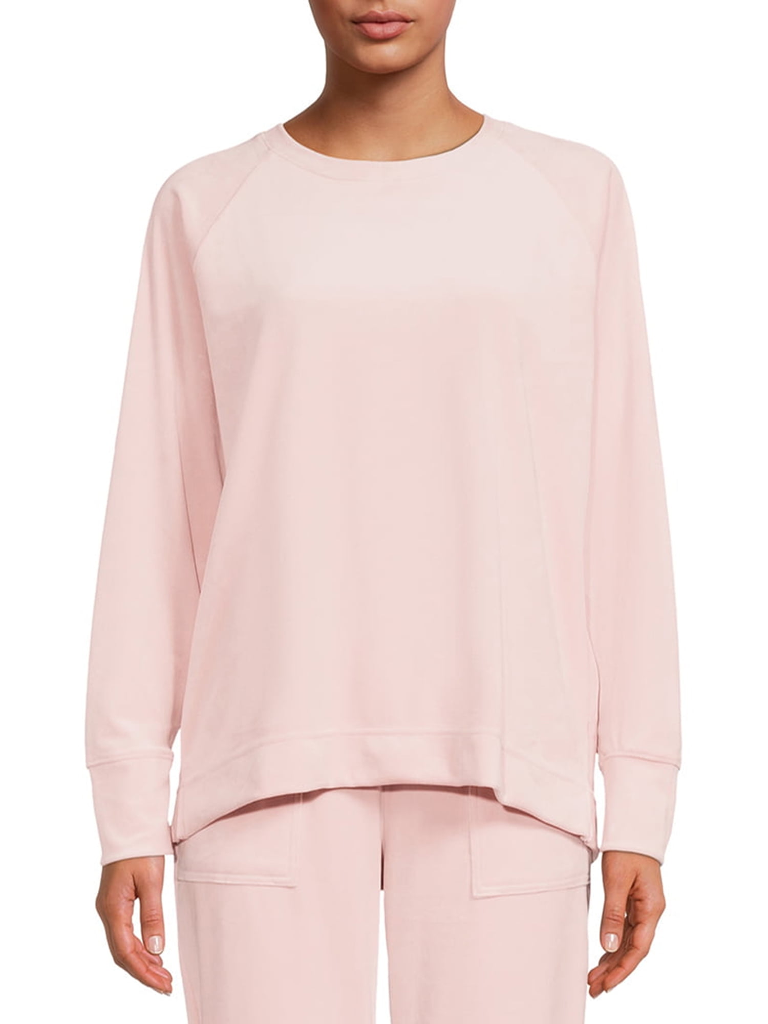 Time and Tru Women's Velour Sweatshirt - Walmart.com