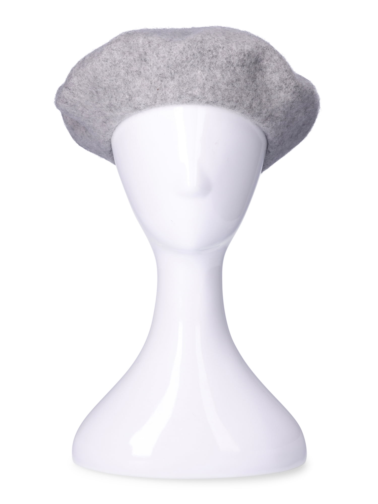 Time and Tru Women's Wool Blend Felt Beret - Walmart.com