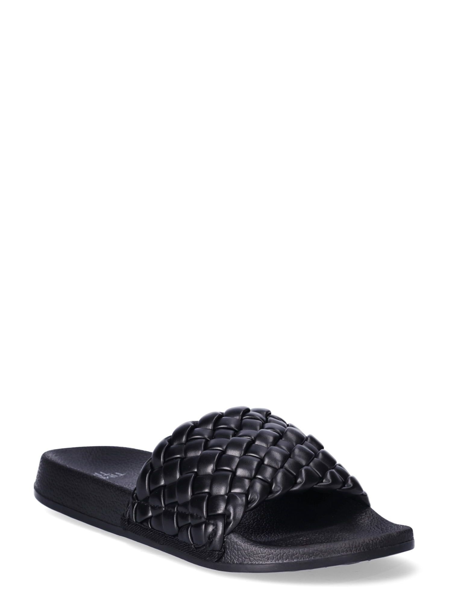 Time and Tru women's Woven Slide Sandals - Stylish Comfort - Walmart.com
