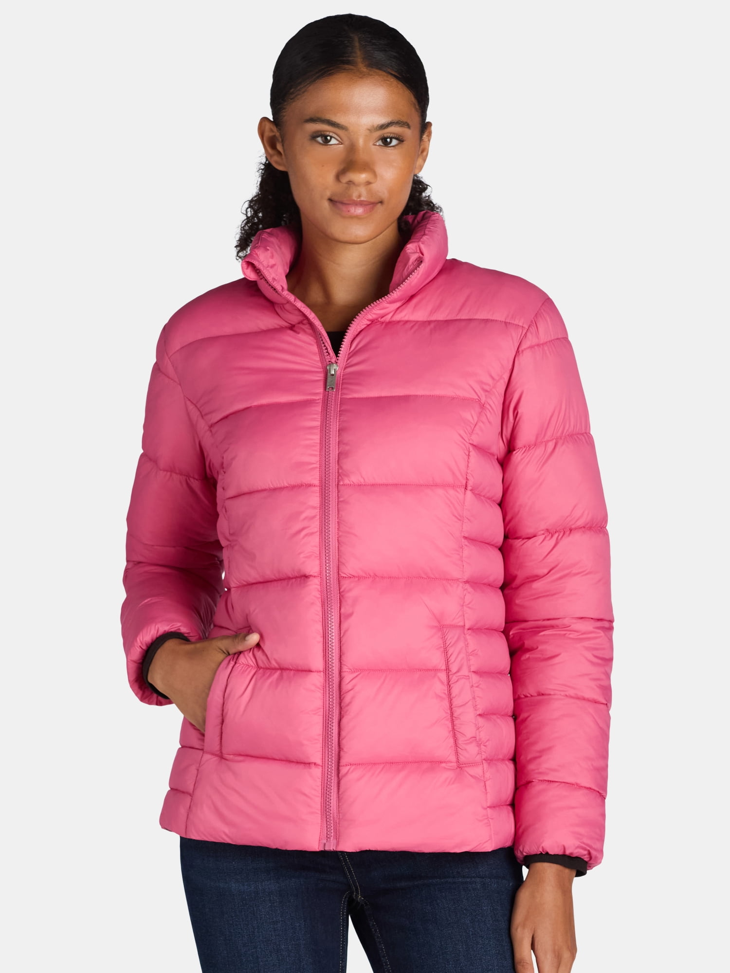 Time and Tru Puffer Jacket - Warm XS-3X Sizes - Walmart.com