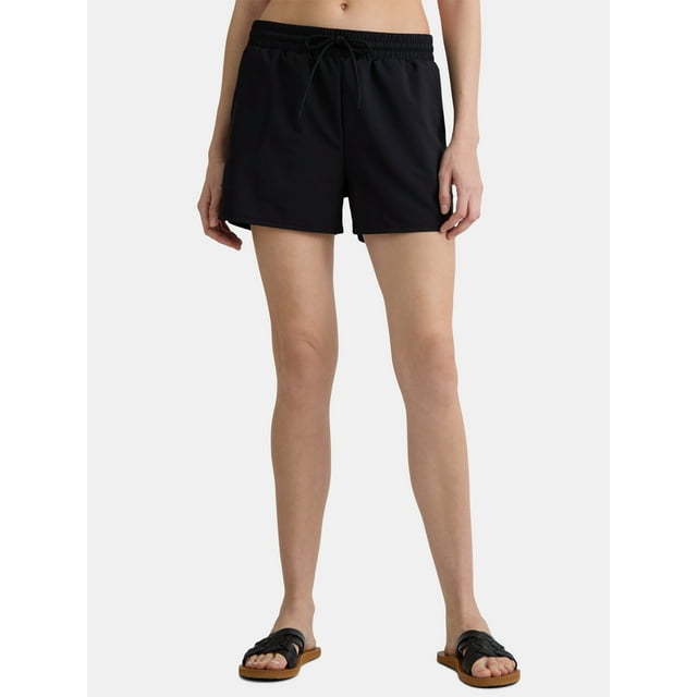Time and Tru Women's and Women's Plus Woven Short, Sizes XS -3X ...