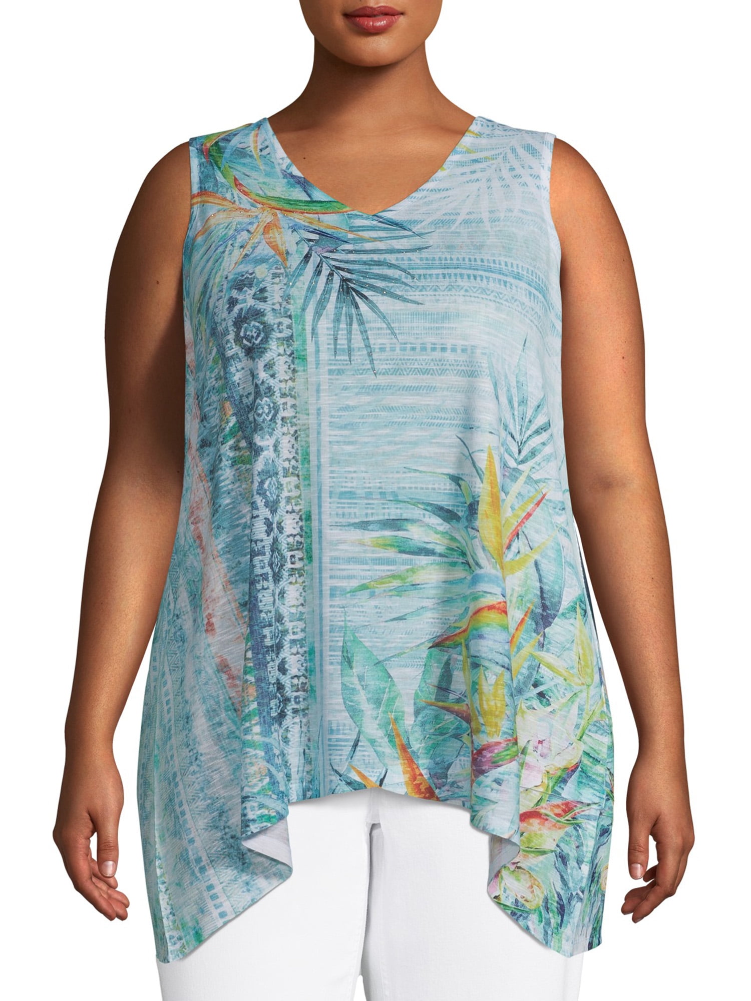 Time and True Women's Plus Size Sublimation Tank Top - Walmart.com
