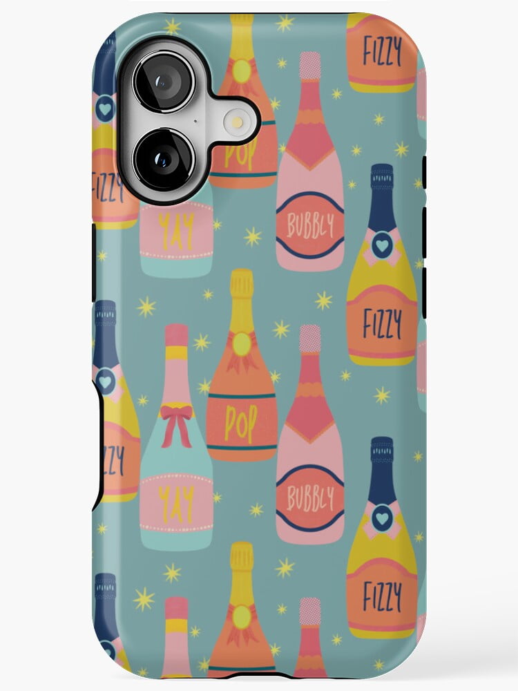 Time for Some Bubbly Fun Quote Phone Case for iPhone 17 16 15 14 13 12 ...