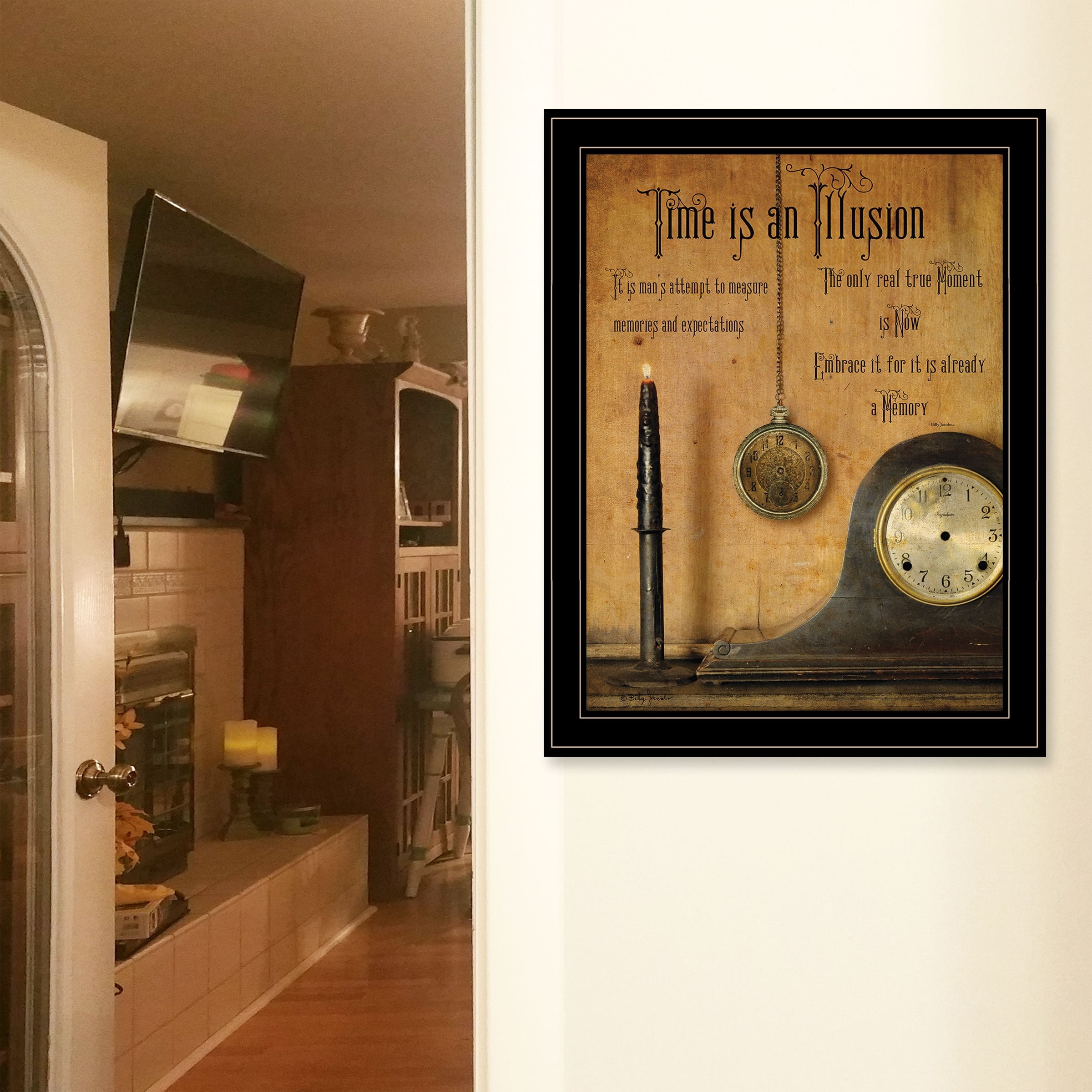 Time is an Illusion by Billy Jacobs Printed Wall Art Wood Multi-Color ...