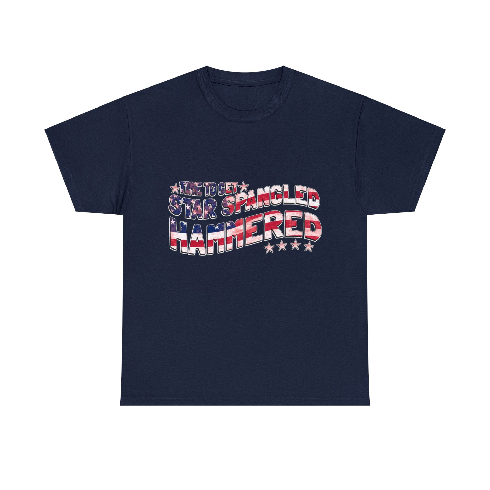 Time to Get Star Spangled Hammered 4th of July Unisex Graphic Tee Shirt ...