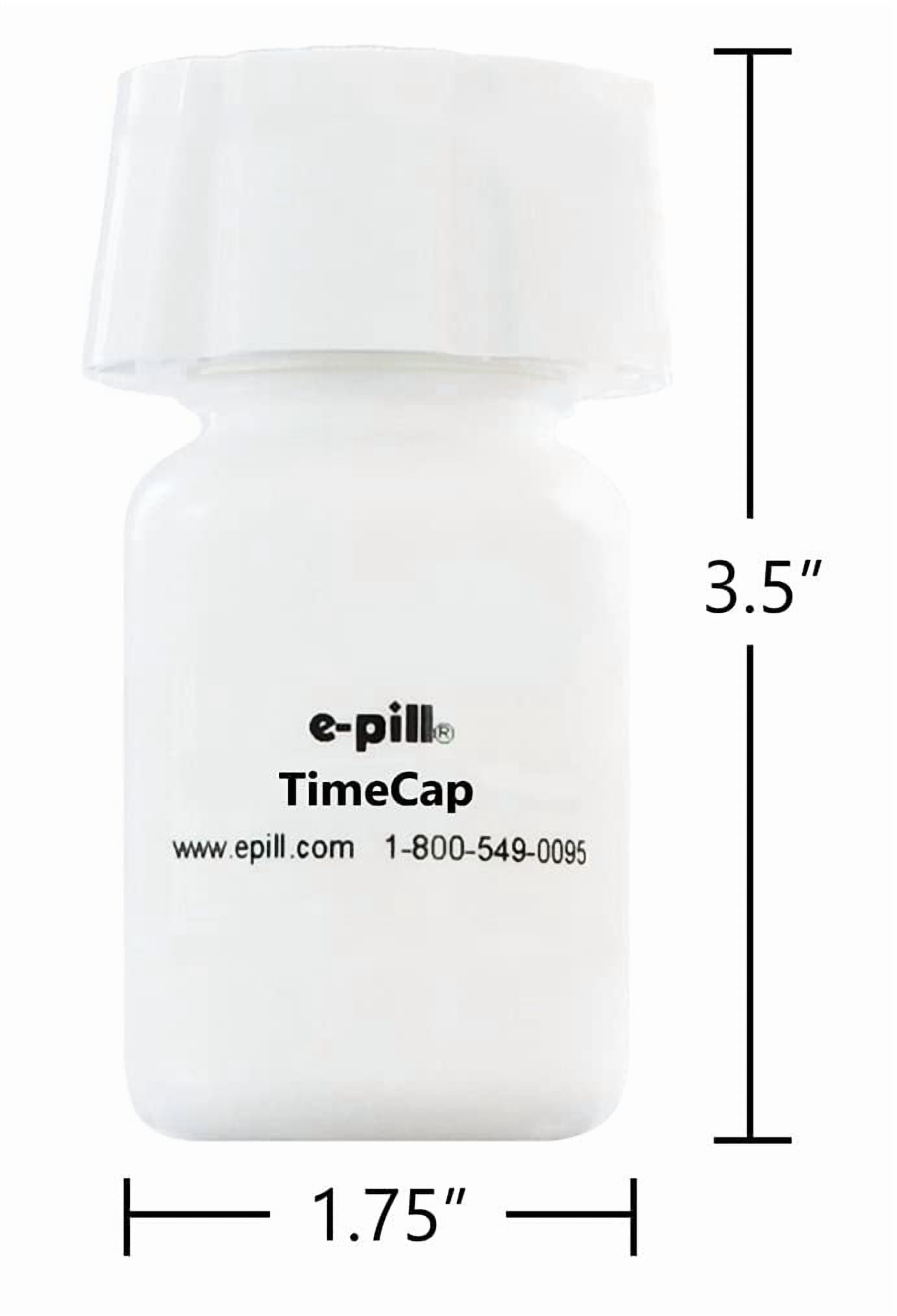 TimeCap Digital Pill Bottle Cap with Time Tracking, 24 Daily Alarms ...