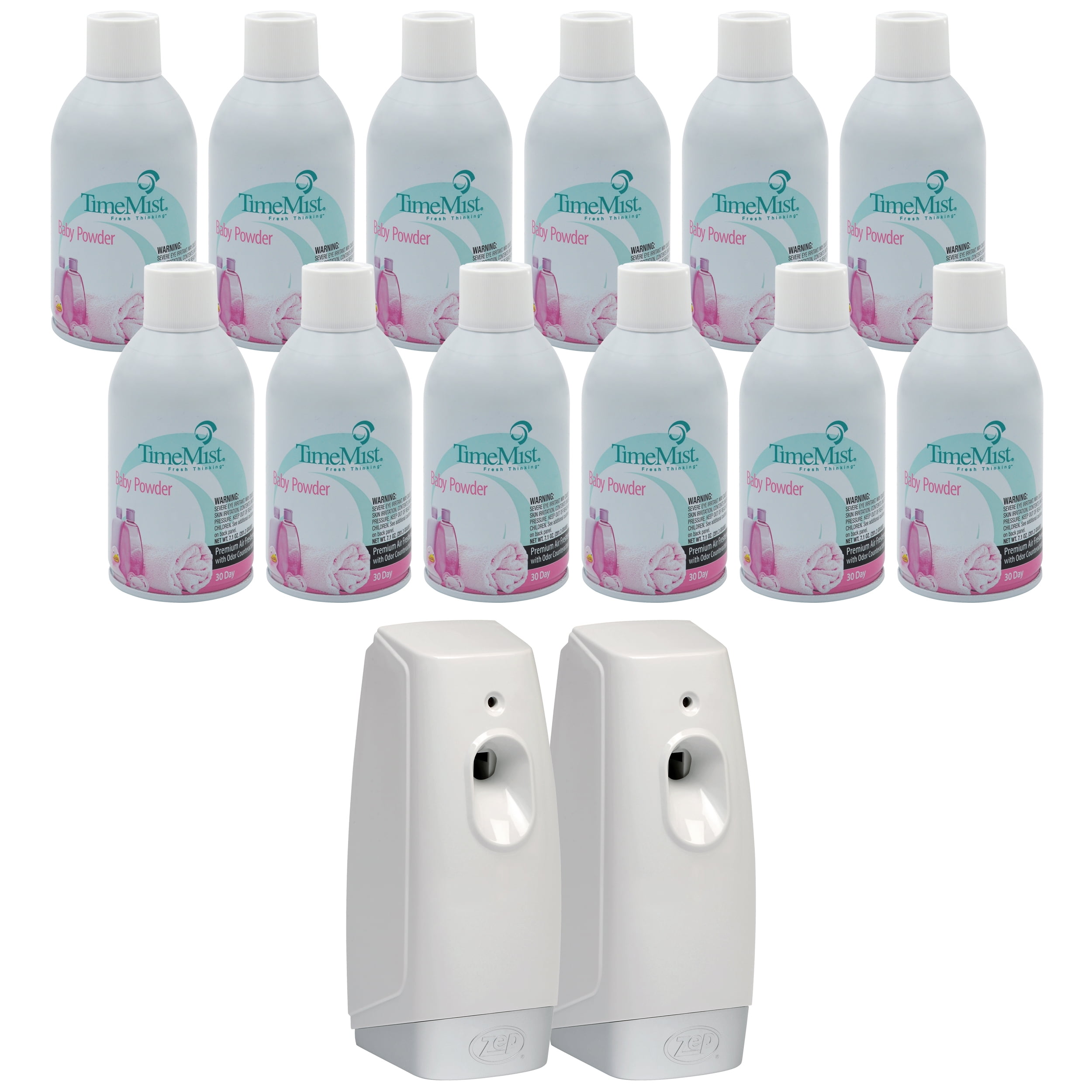 TimeMist Premium Metered Air Freshener Refills, Baby Powder (Case of 12 ...