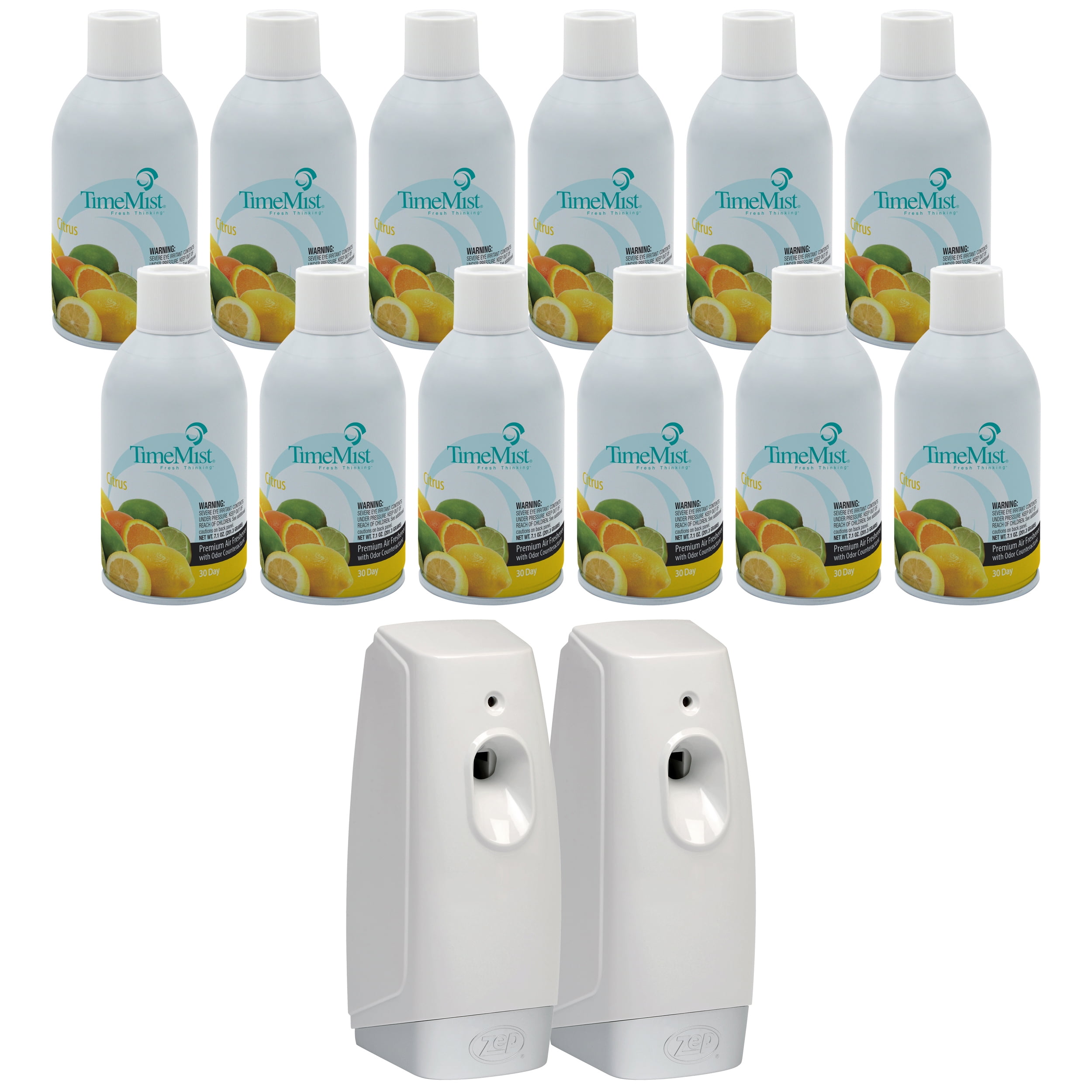 TimeMist Premium Metered Air Freshener Refills, Citrus (Case of 12 ...