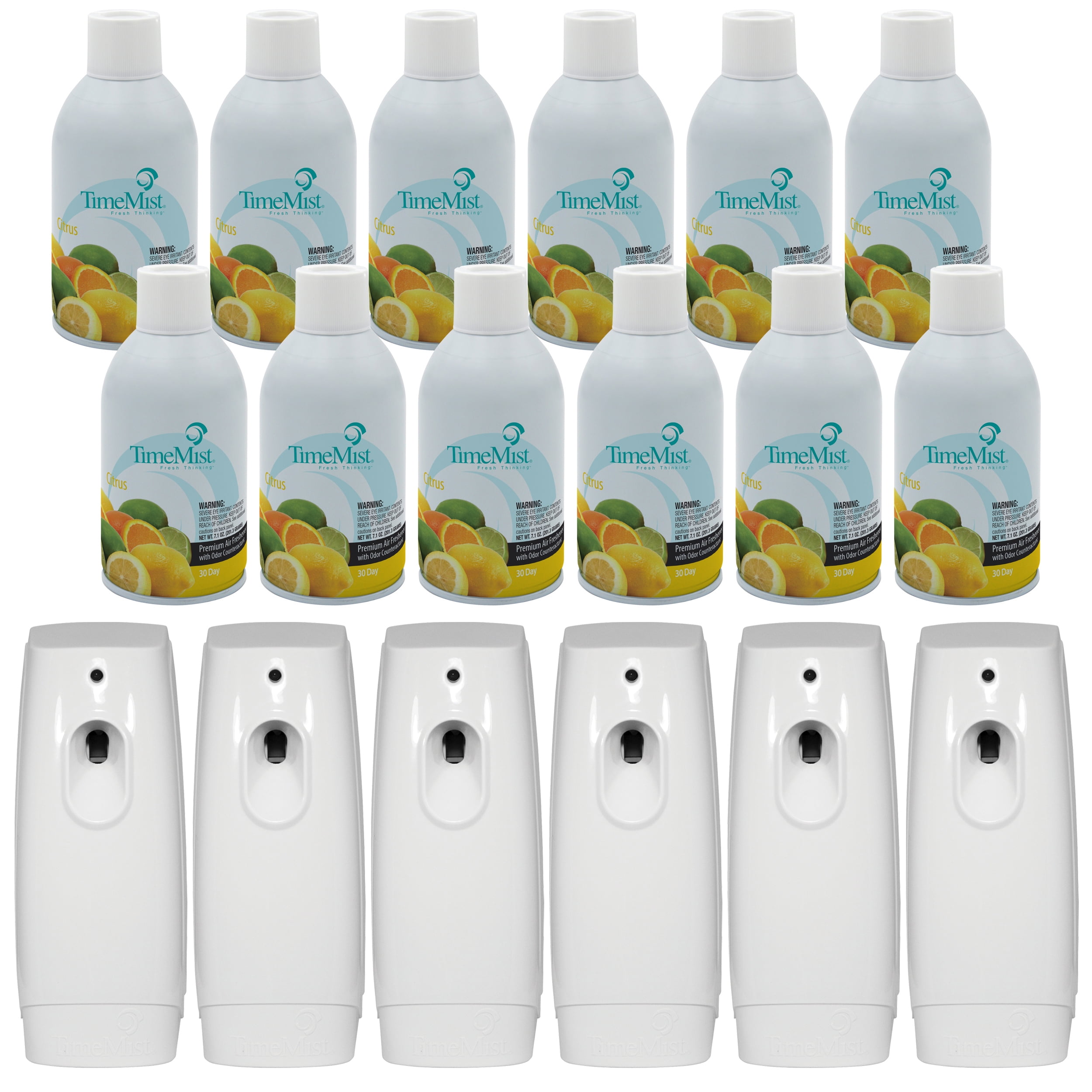 TimeMist Premium Metered Air Freshener Refills, Citrus (Case of 12 ...