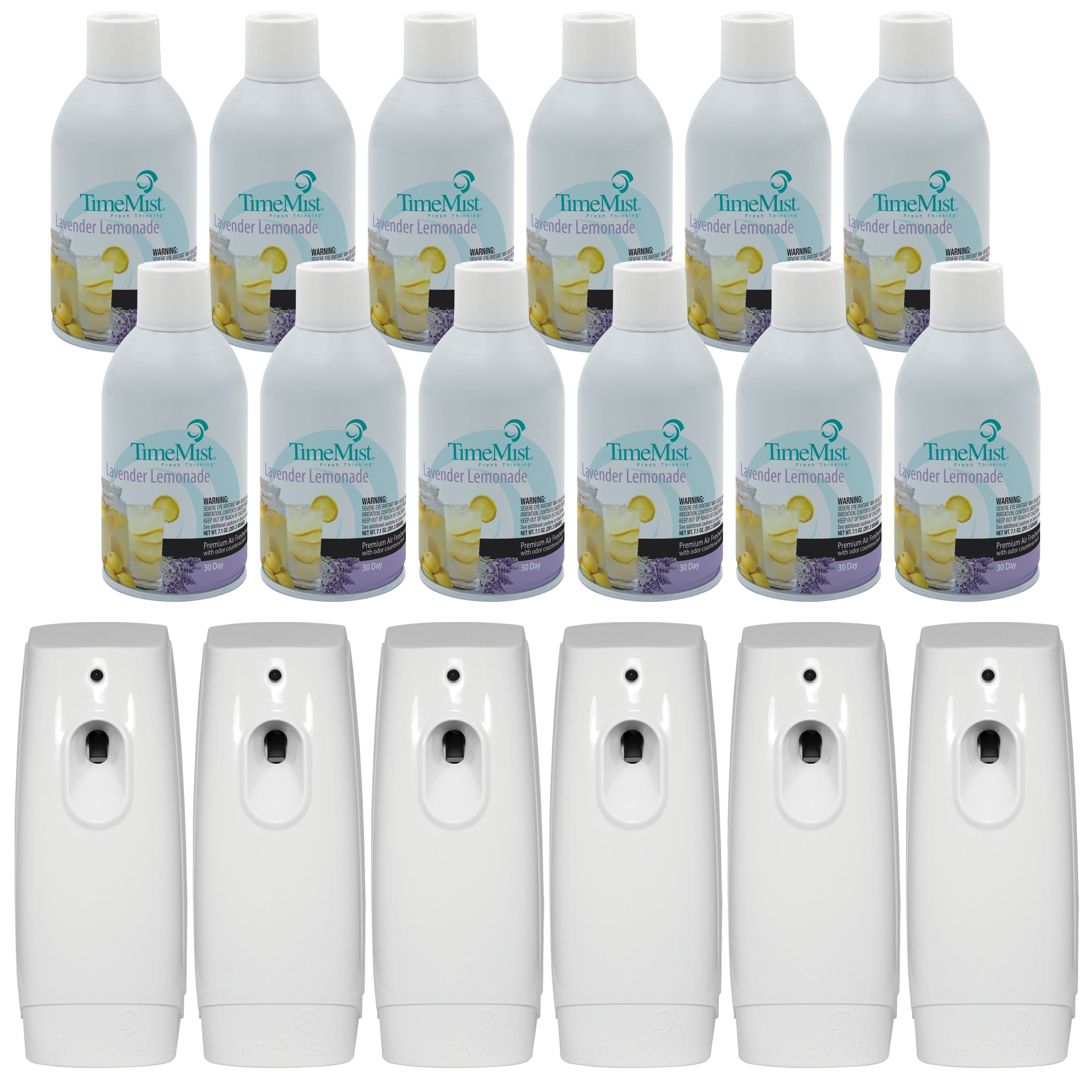 TimeMist Premium Metered Air Freshener Refills, Lavender Lemonade (Case ...