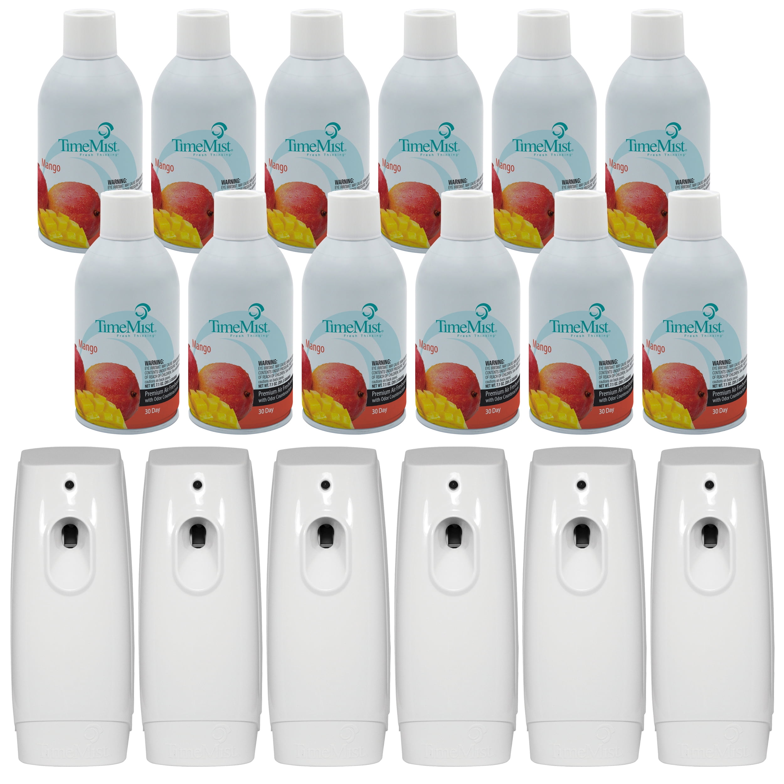 TimeMist Premium Metered Air Freshener Refills, Mango (Case of 12) with ...
