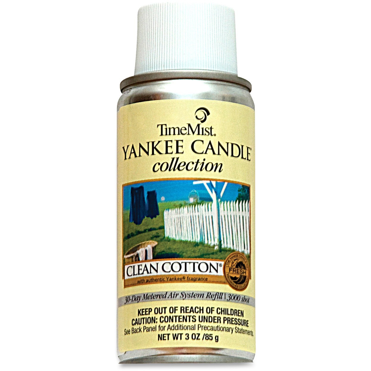 TimeMist Yankee Candle Clean Cotton Micro Spray Refill, Light Beige, 30 ...