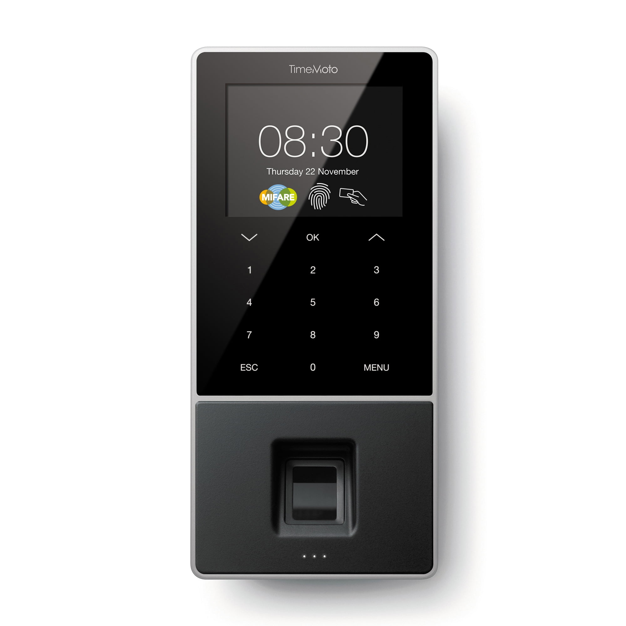 TimeMoto TM-828 SC - Clocking-in System with Fingerprint, MIFARE ...
