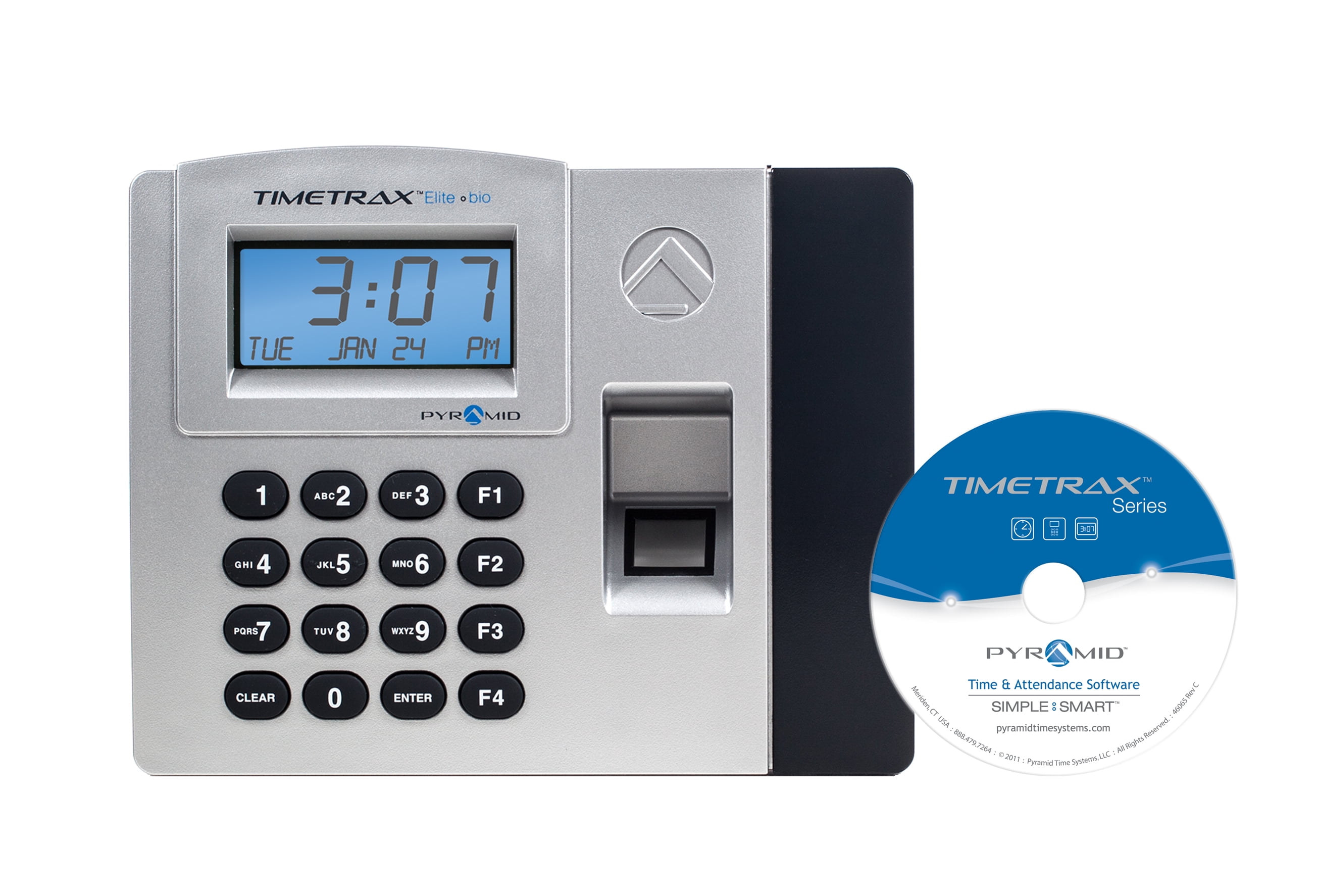 TimeTrax Elite Biometric Time Clock System - Walmart.com