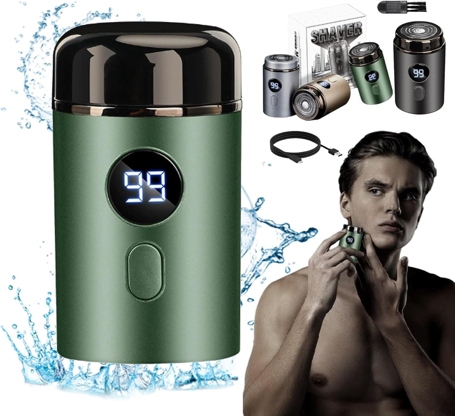 Timeatea Shaver - 2025 New Mini Portable Electric Shaver for Men ...
