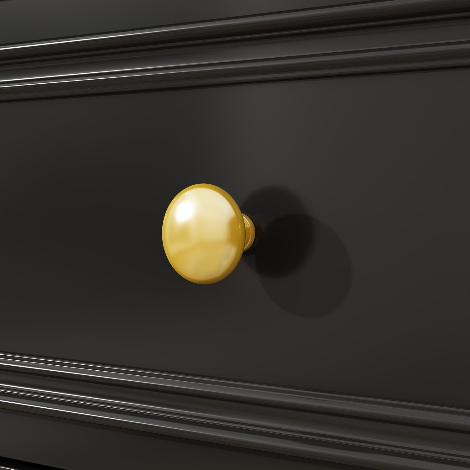 Timechee 63'' W Dresser White Chest Srorage Cabinet Lacquer Drawers ...