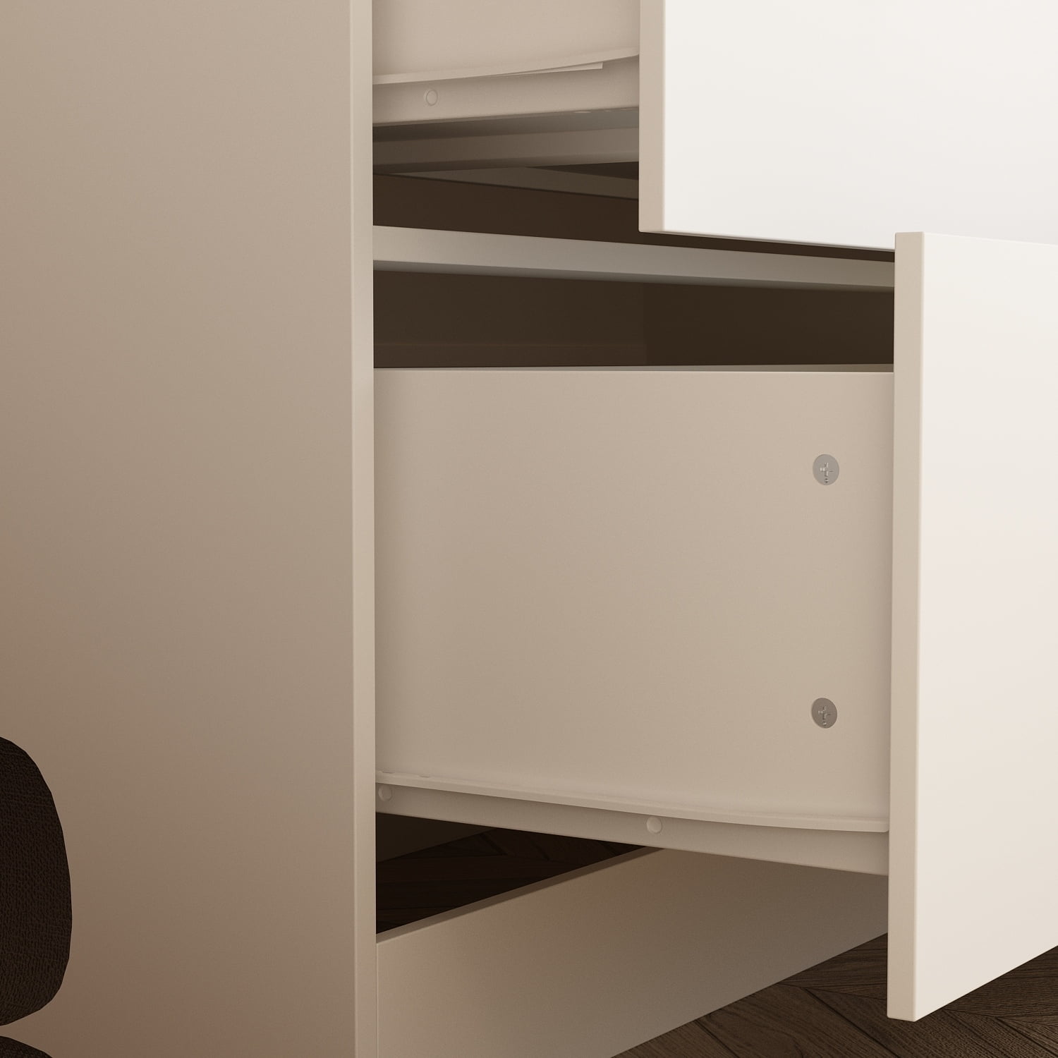 Timechee Wardrobe Closet Armoire wi/Mirror & Scalable Hanging Rod Space ...